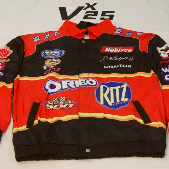 Jackets & Coats | Mens Nascar Racing Dale Earnhardt Jr Oreo Bomber Red ...